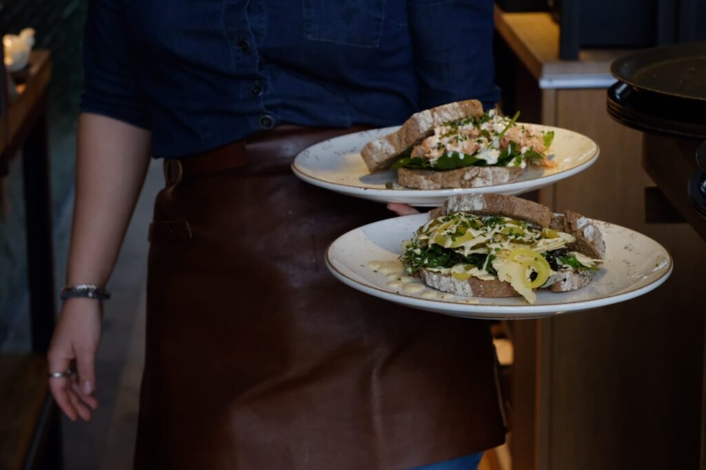 Lunch serveren - Porterhouse